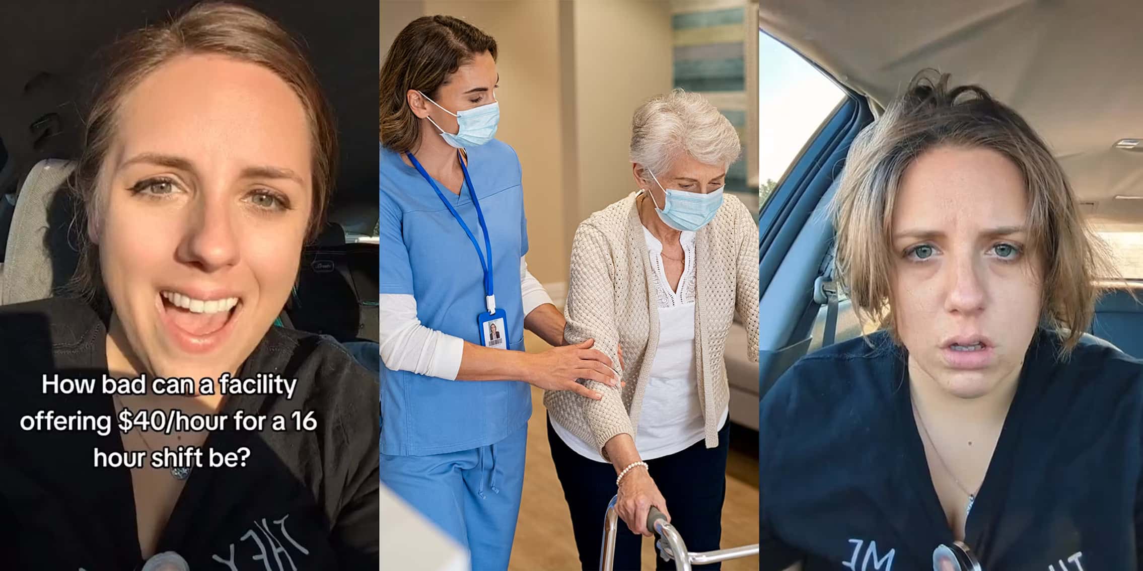 TikToker Criticizes Nursing Home For Offering $40/hour, But Viewers ...
