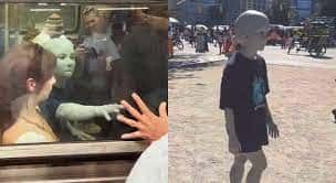 Videos Of The Alien In New York Roaming And Riding The Subway Is Not ...