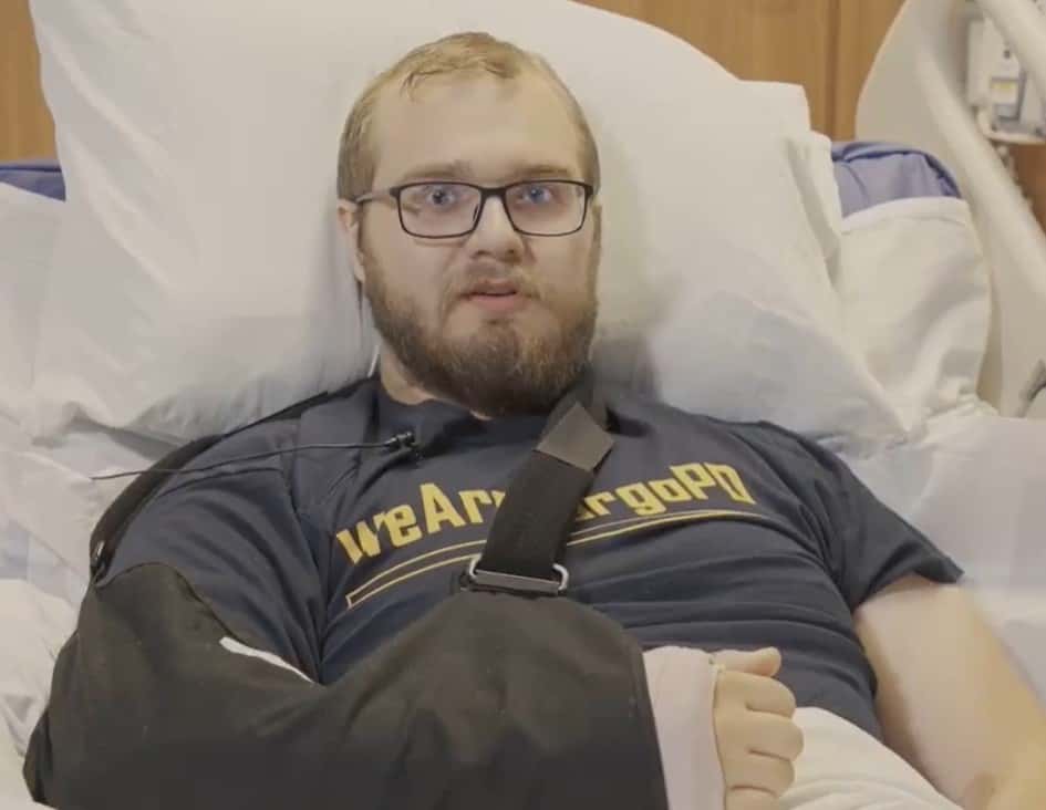 Officer Tyler Hawes of Fargo police department is set to leave hospital ...