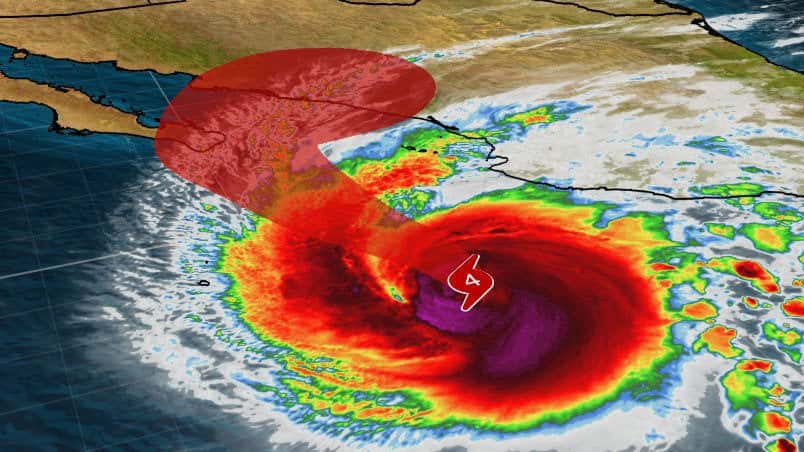 The expected path of Hurricane Norma Spaghetti for Texas – PelhamPlus