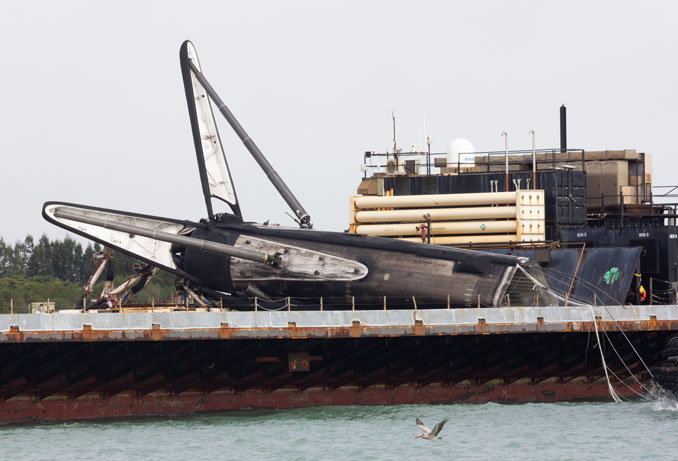Falcon 9 Booster 1058 Returns to Port: Successful Recovery Marks SpaceX ...